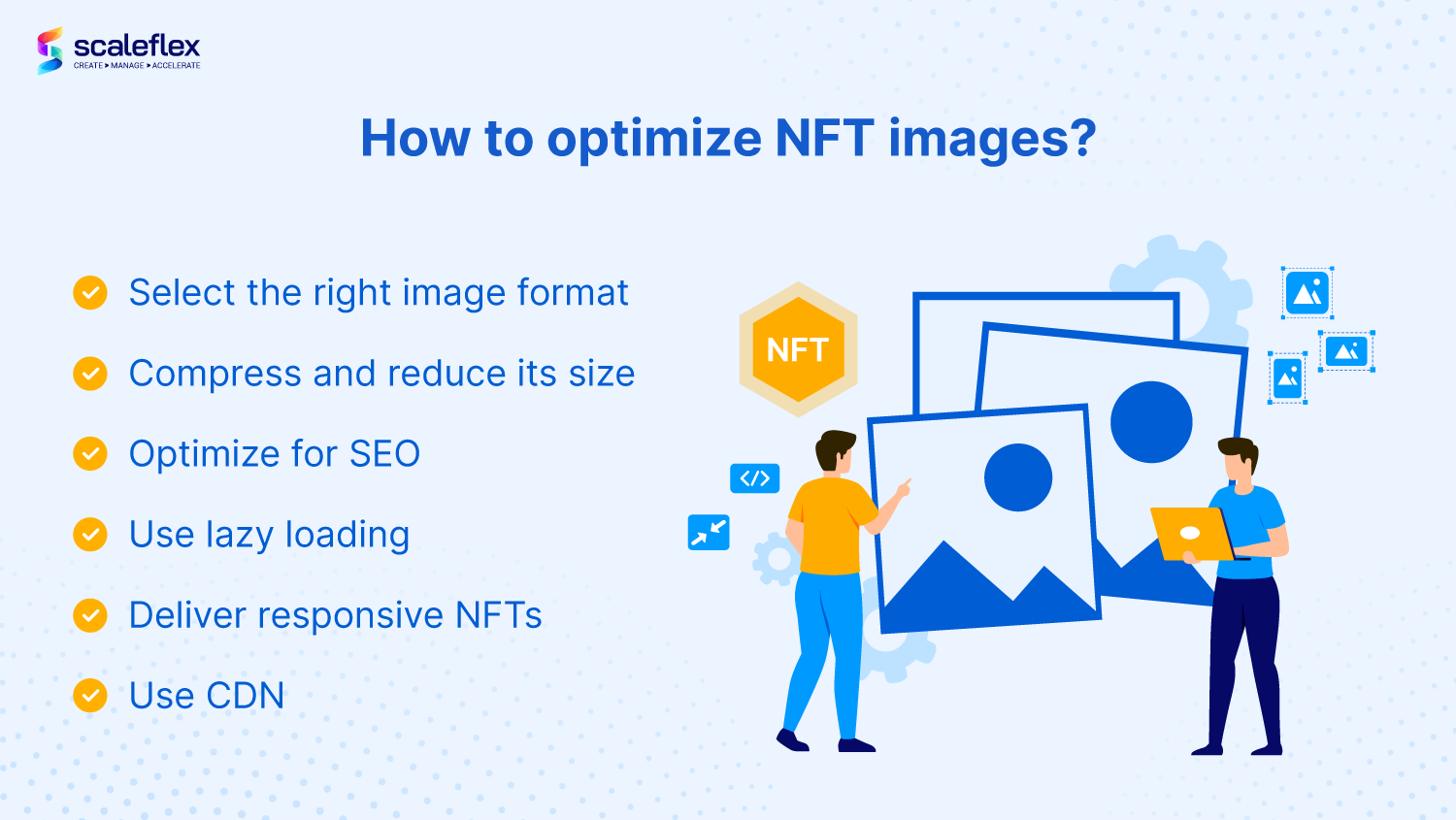 Image Optimization for NFT To Improve Delivery | Scaleflex Blog