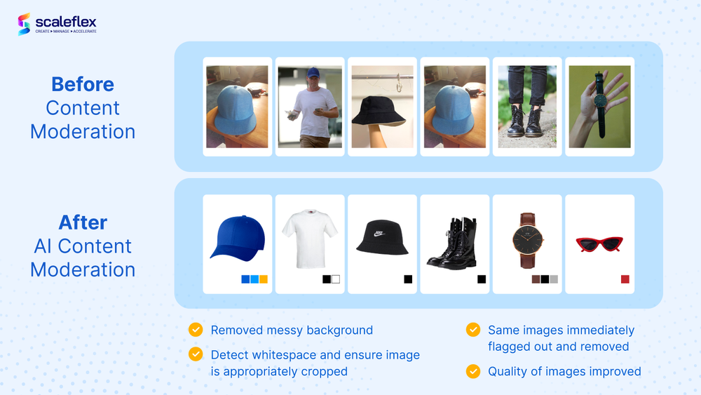 How AI Content Moderation Help Brands Scale UGC | Scaleflex Blog