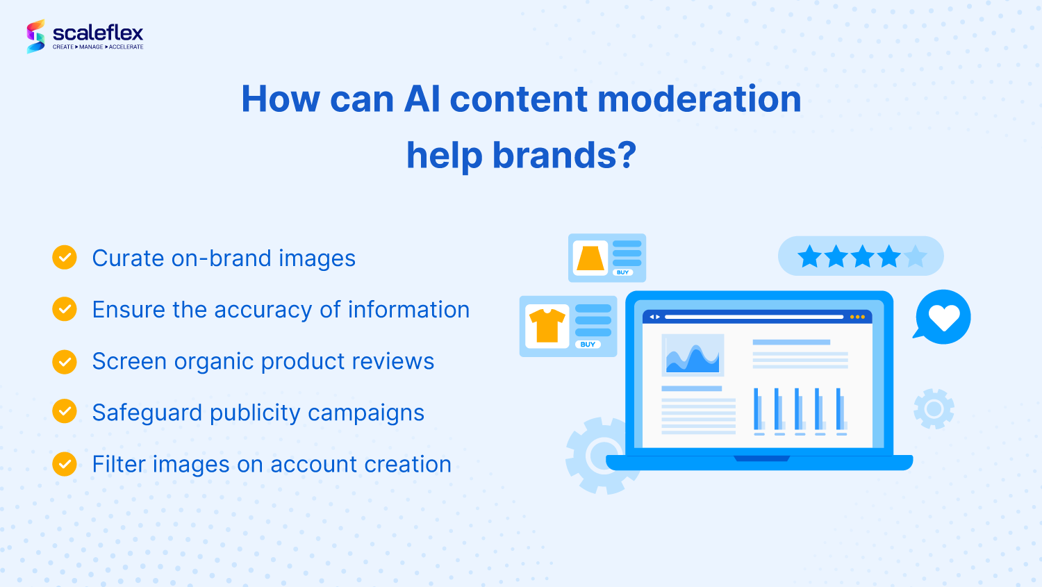 How AI Content Moderation Help Brands Scale UGC | Scaleflex Blog